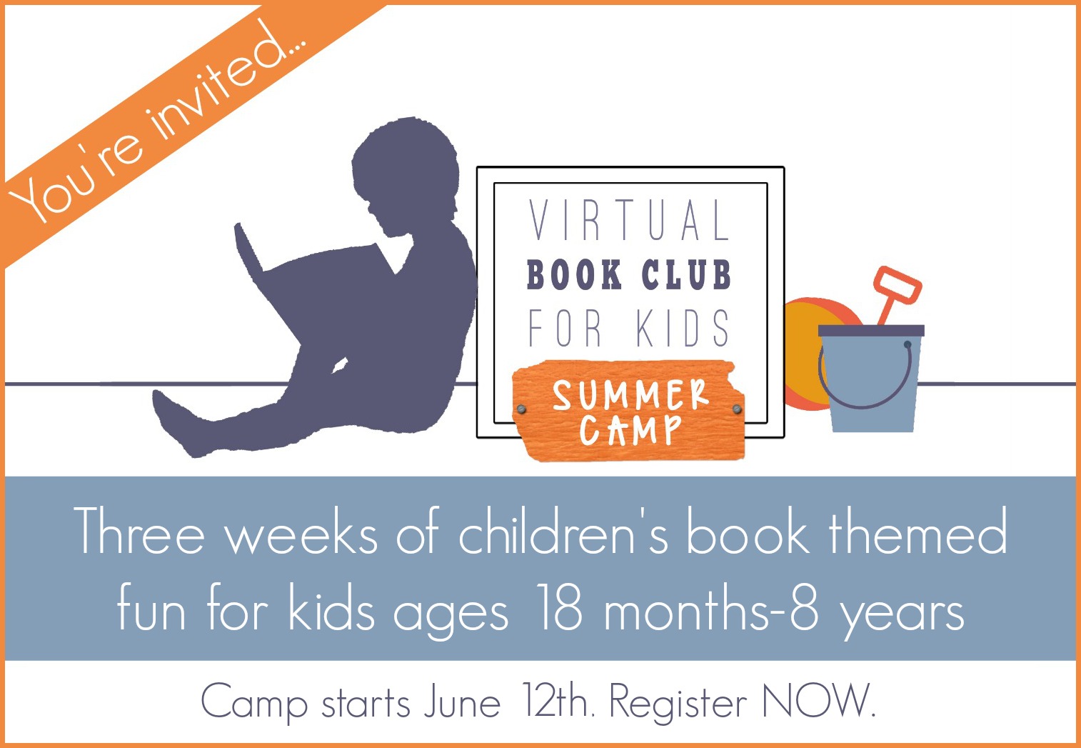Toddler Book List for Virtual Book Club for Kids Summer Camp