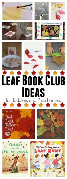 Leaf Themed Book Based Activities for Toddlers and Preschoolers