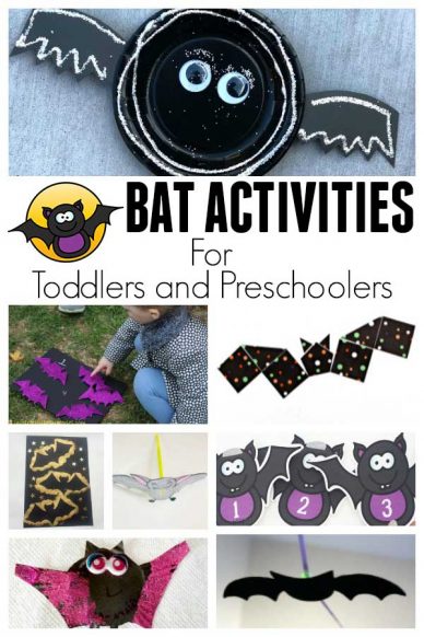 Bat-Themed Activities for Toddlers and Preschoolers