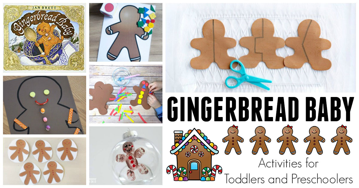 Gingerbread Baby Activities for Toddlers and Preschoolers