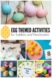 Easter Egg Themed Activities for Preschoolers and Toddlers