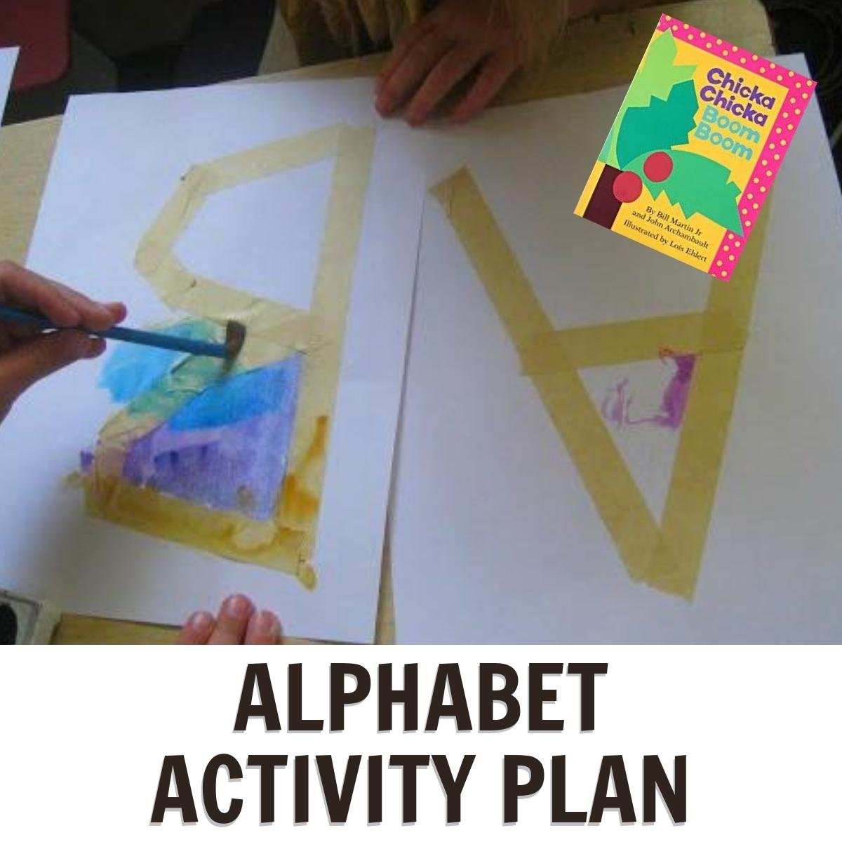 Alphabet Activities featuring Chicka Chicka Boom Boom for Preschoolers