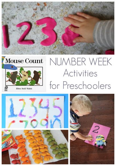 Number Week Hands-on Activities for Preschoolers