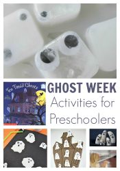 Week of Ghost Themed Activities for Preschoolers