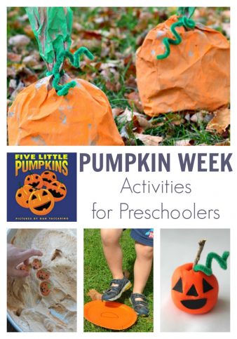 Week of Pumpkin Themed Activities for Preschoolers