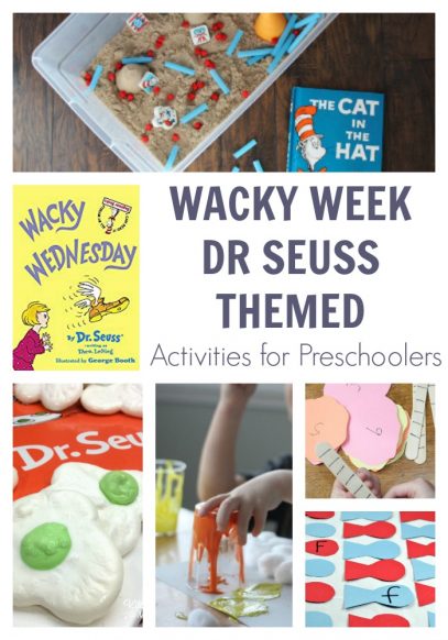 Dr Seuss Week for Preschoolers with Wacky Activities for Learning