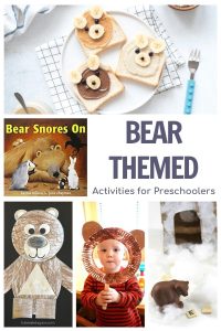 Activity Plan for Bear Week Featuring Bear Snores on for Preschoolers