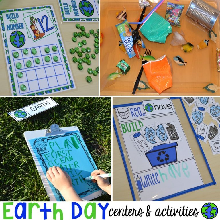 The Earth Book and Earth Day Week Plan for Preschoolers