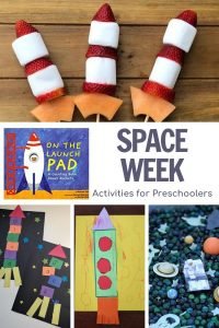 Space Week for Preschoolers Featuring On the Launch Pad