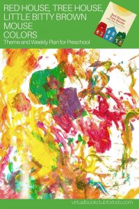 Red House, Tree House, Little Bitty Brown Mouse Book and Color Theme