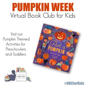 Pumpkin Week Plan Featuring Pick a Pumpkin by Patricia Toht