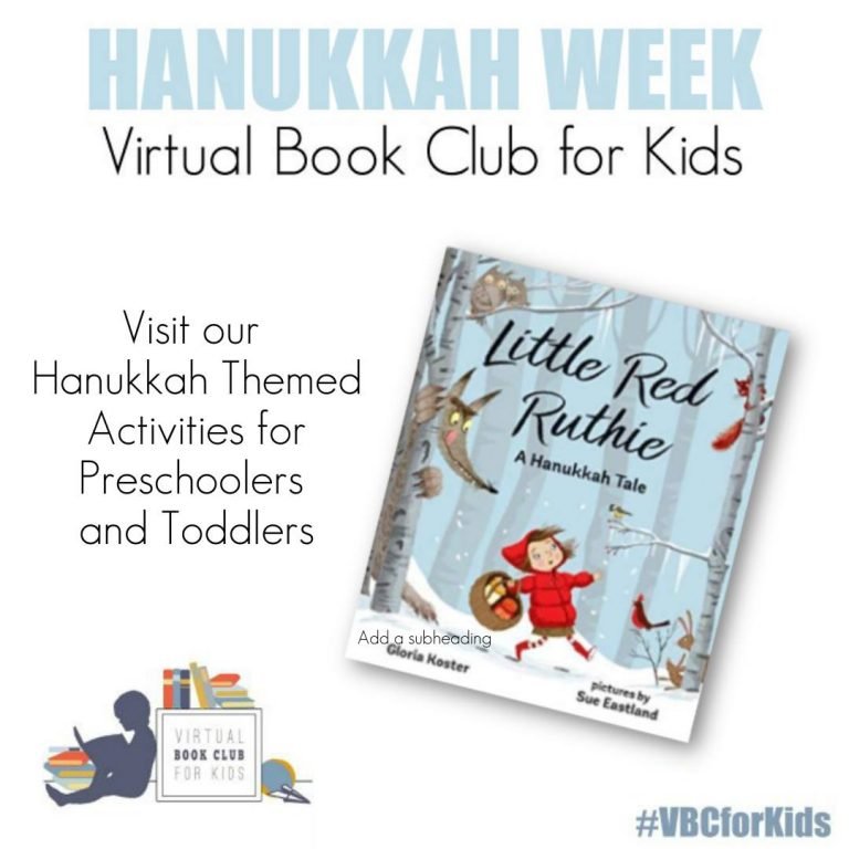 Little Red Ruthie and Hanukkah Week Activity Plan for Preschoolers