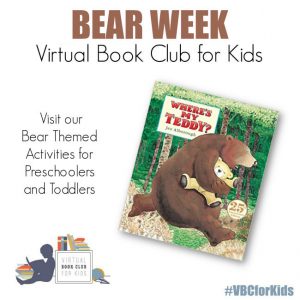Activity Plan for Bear Week Featuring Bear Snores on for Preschoolers