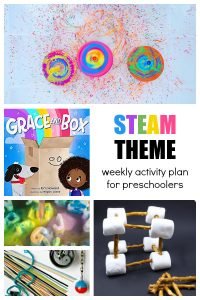 STEAM Week Activity Plan for Preschool Featuring Grace and Box