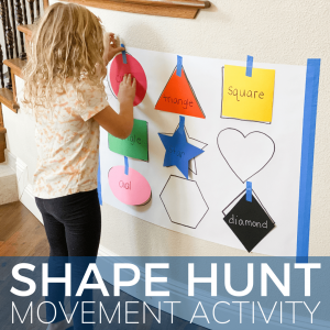 Shape Week for Preschoolers featuring Mouse Shapes