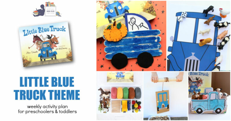 Little Blue Truck Activities for Preschoolers and Toddlers